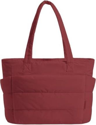 Generic Sac fourre-tout matelass&eacute; pour femme avec compartiments - L&eacute;ger - Grand sac &agrave; main pour ordinateur portable - Pour le travail, les voyages, la salle d