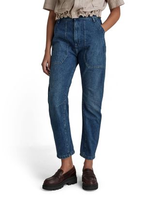 G-Star G-Star RAW Damen 3D Fatigue Boyfriend Denim Hose, Blau (Antique Cosmic Blue D22166-C966-C945), 26