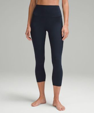 lululemon Pantacourt Align taille haute pour Femmes - 58 cm - Bleu - Taille 10
