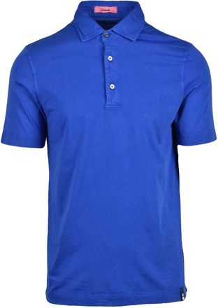 Drumohr Homme, Tops, Bleu, Taille: M Polo en coton