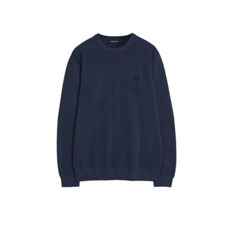 Fred Perry Round-Neck Strickwaren - - Knitwear - Herren - Blau - S