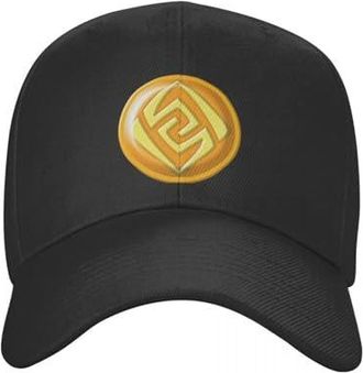 Generic Casquette de baseball classique Impact Geo Vision Casquette de baseball pour homme et femme Respirant Anime Game Trucker Chapeau Protection solaire Ca