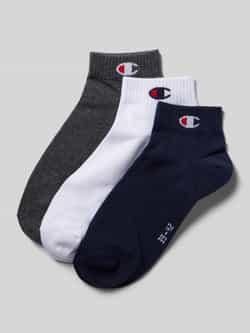Champion Socken mit Logo-Detail Modell QUARTER im 3er-Pack