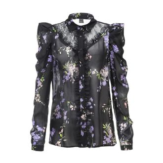 Pinko Georgette Sphinx Hemd - - Blouses & Shirts - Damen - Mehrfarbig - L