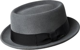 Bailey Darron II Knautschbarer Pork Pie Hut - Grau-Gr&uuml;n - XL