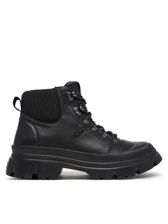 Karl Lagerfeld Schn&uuml;rstiefeletten Trekka KL25246 Schwarz