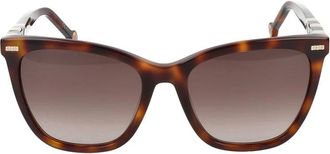 Carolina Herrera Femme, Accessoires, Brun, Taille: 55 MM CH 0044/S Lunettes de soleil