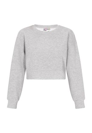 Mymo Sweatshirt Frauen HellGrauMelange