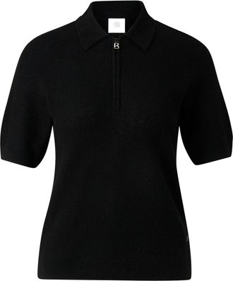 Bogner Strick-Polo-Shirt Shari für Damen - Schwarz - 40