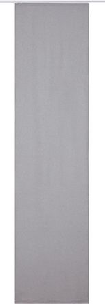 Elbersdrucke blickdichter Schiebevorhang Lino 07 grau 245 x 60 cm Flächenvorhang für Wohnzimmer Schlafzimmer Flur 190286