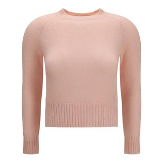 Acne Studios Kaschmir-Rundhals-Pullover - - Knitwear - Damen - Rosa - M