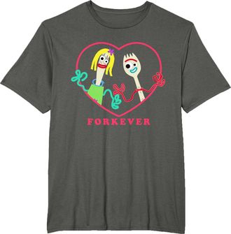 Pixar Toy Story 4 Forky and Girlfriend Forkever Valentines Day T-Shirt