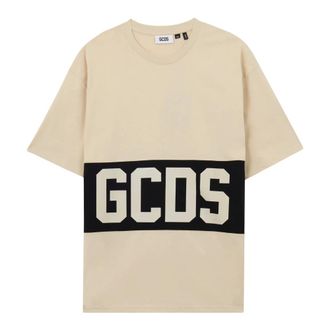 GCDS Gcds, Homme, Tops, Beige, Taille: L T-Chemises
