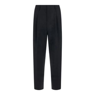 Nn.07 Weite Hose mit Bundfalten - - Trousers - Damen - Schwarzk - W32