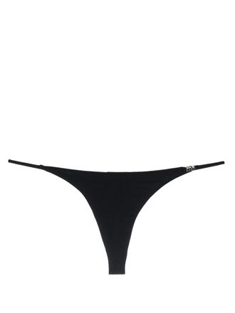 Dsquared2 bas de bikini à plaque Icon - Noir