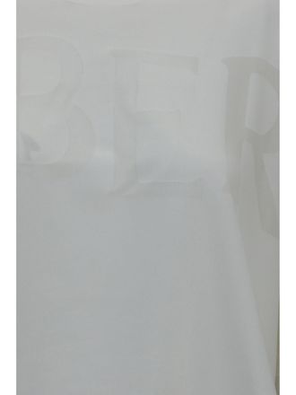 Burberry Womens T-Shirt Logo Cotton Chalk T-Shirts & Jerseys