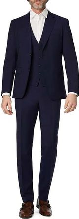 HUGO BOSS Herren Anzug blau Slim Fit