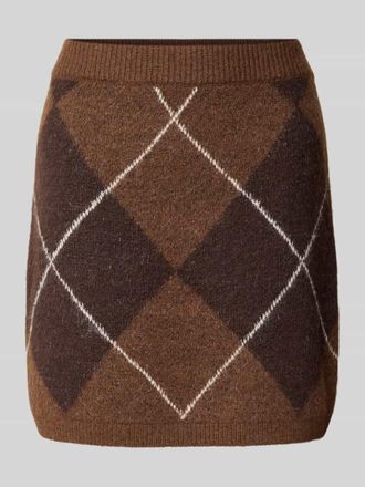 Vero Moda Minirock mit Argyle-Muster