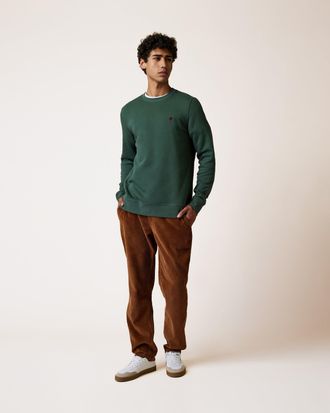 Faguo Pantalon taille &eacute;lastique camel