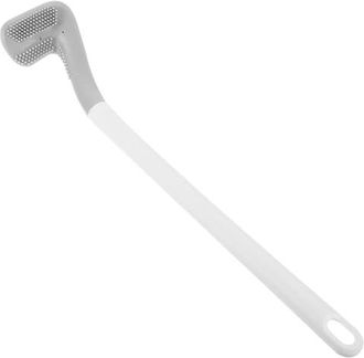 Minkissy Brosse WC Noire avec Poign&eacute;e Antid&eacute;rapante en TPR Brosse De Nettoyage pour Cuvette De Toilette Outil Efficace sans Rayure pour Salle De Bain 15.35In