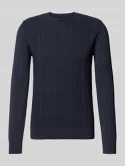 Blend Slim Fit Pullover in Strick-Optik Modell Baron