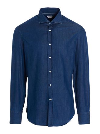 Brunello Cucinelli Chemise - Bleu