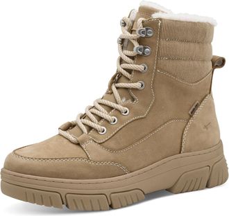 Tamaris Comfort Damen Stiefeletten Wasserabweisend Gef&uuml;ttert, Braun (Camel), 36 EU