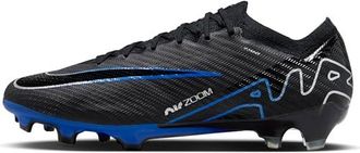 Nike Nike Football Soccer Shoe Zoom Vapor 15 Elite FG, Black/Chrome-Hyper Royal, DJ4978-040, 42 EU (M 8.5 US)