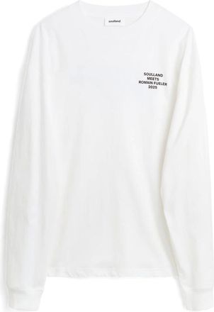 Soulland unisex, Tops, Blanc, Taille: S/M Derek T-shirt à manches longues