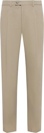 Hiltl Chino Primo mit Bundfalte und Stretchanteil, Regular Fit in