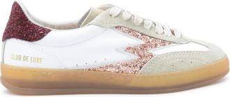 Moaconcept Low-Top Sneaker - White And Red Sneakers From Moaconcept Featuring R - Gr. 36 (EU) - in Braun - f&uuml;r Damen