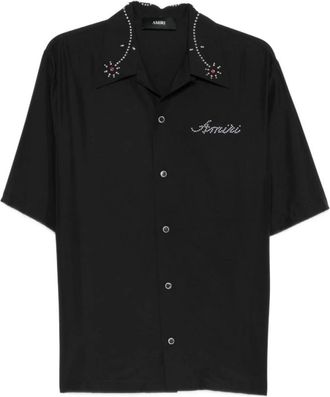 Amiri Homme, Chemises, Noir, Taille: M Short Sleeve Shirt