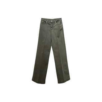 Nine In The Morning Femme, Pantalons, Vert, Taille: W27 Wide Pantalons