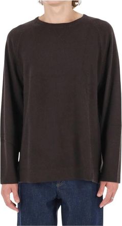 Officine G&eacute;n&eacute;rale Nate Rundhals-Strickpullover - - Knitwear - Herren - Braun - S