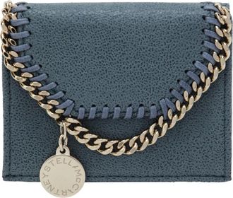 Stella McCartney Femme, Accessoires, Bleu, Taille: ONE Size Portefeuille &agrave; trois volets