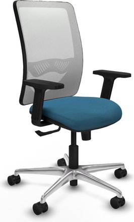 Piqueras y Crespo Home Office Stuhl Zulema mit 2D-Armen, h&ouml;henverstellbare Lendenwirbelst&uuml;tze, ausgestattet mit 3 Positionen und Schneidschaum, mit Rollen von 65 mm, Ny