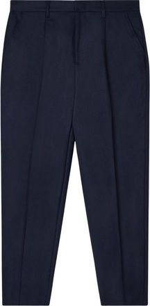 Emporio Armani Homme, Pantalons, Bleu, Taille: XL Pantalon en serg&eacute; stretch de laine vierge