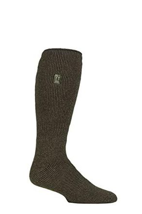 Heat Holders SOCKSHOP Homme Ext&eacute;rieur 2.3 TOG Plaine Jambe longue Jardinage Chaussettes Paquet de 1 For&ecirc;t verte 39-45
