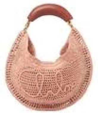 Chlo&eacute; Femme, Sacs, Rose, Taille: ONE Size Mini sac bandouli&egrave;re Penelope en cuir