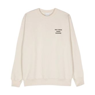 Dr&ocirc;le de Monsieur Klassisches Slogan Sweatshirt - - Sweatshirts & Hoodies - Herren - Beige - XL
