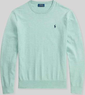 Polo Ralph Lauren Slim Fit Pullover aus reiner Baumwolle