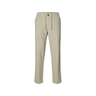 Selected Pantalon en coton et lin