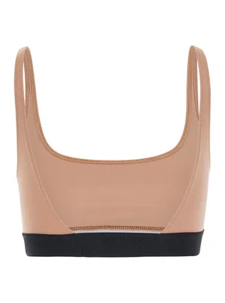 Tom Ford Womens Bralette Modal, Beige Tops Top