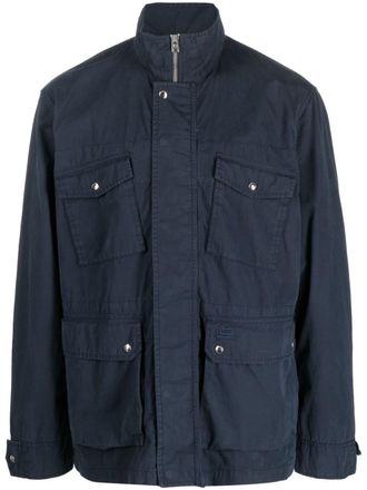 Woolrich veste Crew Field en coton - Bleu