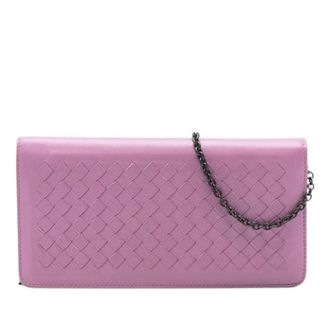 Bottega Veneta Sac bandouli&egrave;re en cuir Nappa Pre-owned - Femme - Pre-owned - Violet - Taille: ONE Size