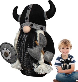 Generico Wikingerpl&uuml;sch, Zwerg-Elfe ohne Gesicht, Wikinger, mittelalterlich, Tischdekoration, Gladiator-Zwerge, f&uuml;r Regal, Kamin, Tischkamin