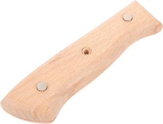 BESPORTBLE K&uuml;chenmesser Ersatzgriff aus Holz Ergonomisch Sto&szlig;fest Praktische Montage f&uuml;r Kochmesser und Hackmesser