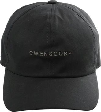 Rick Owens unisex, Accessoires, Noir, Taille: L Casquette de baseball Owenscorp