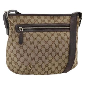 Gucci Sac bandouli&egrave;re vintage Pre-owned - Femme - Pre-owned - Beige - Taille: ONE Size