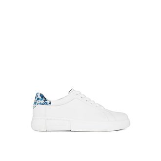Kate Spade New York Wei&szlig;e Logo-Sneakers Gummisohle Leder - - Shoes - Damen - Wei&szlig; - 37 EU